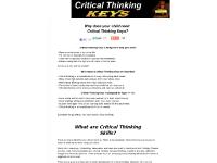 www.Critical-thinkers.com - Pearson's Critical Thinking Blog
